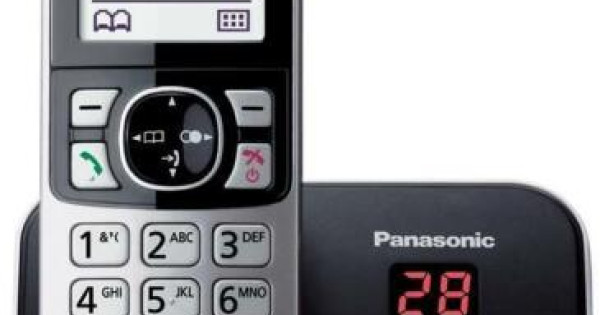 Telefon fara fir Panasonic DECT KX-TG6821FXB, Caller ID, Negru