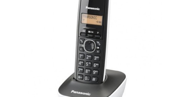 Telefon fix fara fir Panasonic DECT KX-TG1611FXW, Caller ID, Alb/Negru